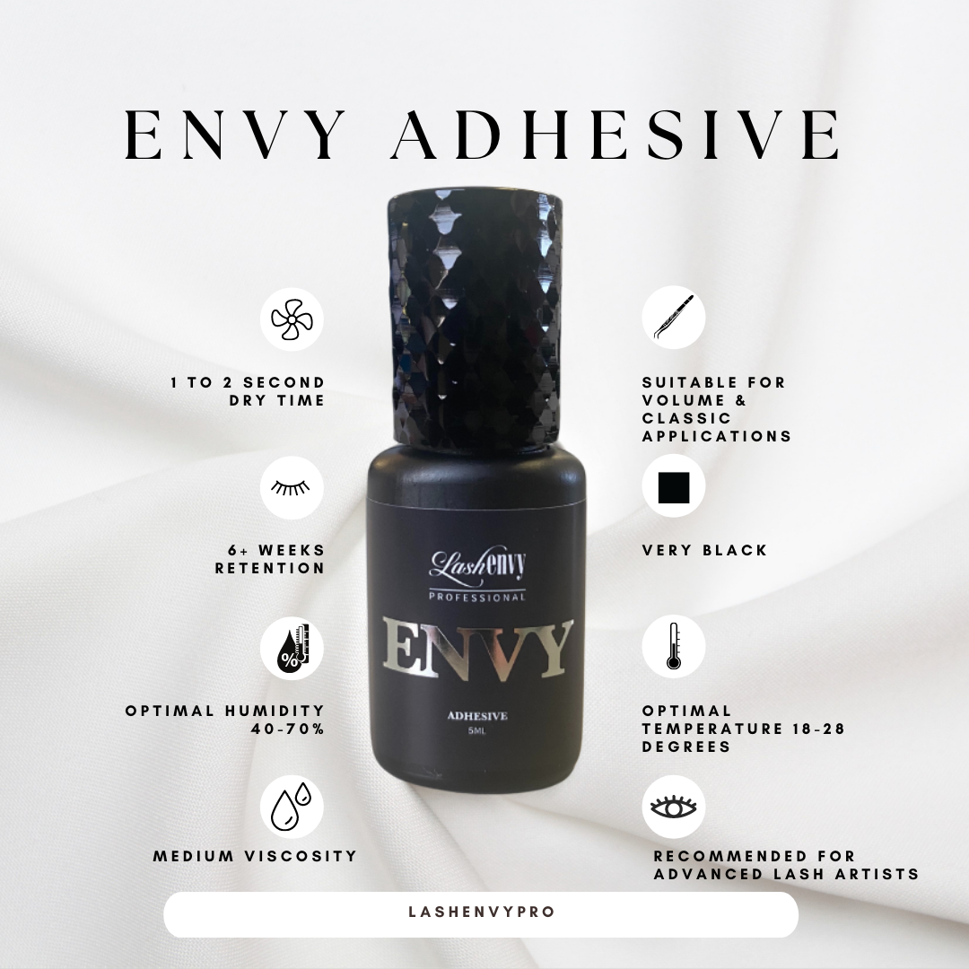 Lash Envy Professional Envy Adhesive for Eyelash Extensions | Lash Envy Pro